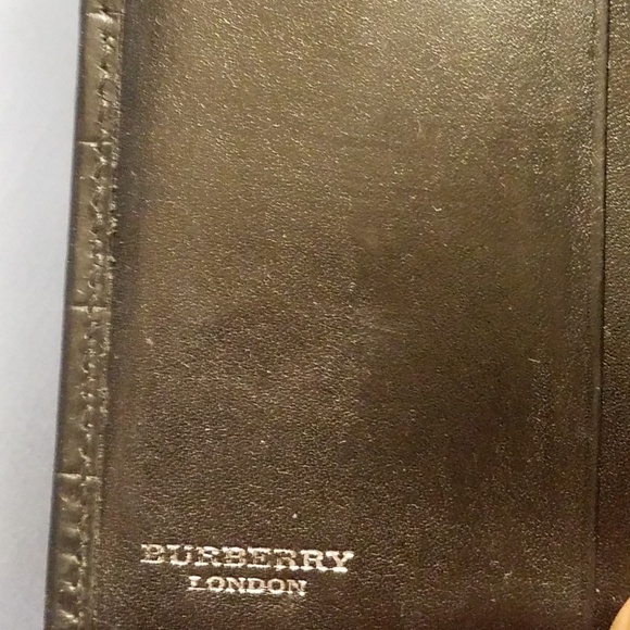 Burberry | Bags | Burberry Authentic Black Leather Wallet | Poshmark